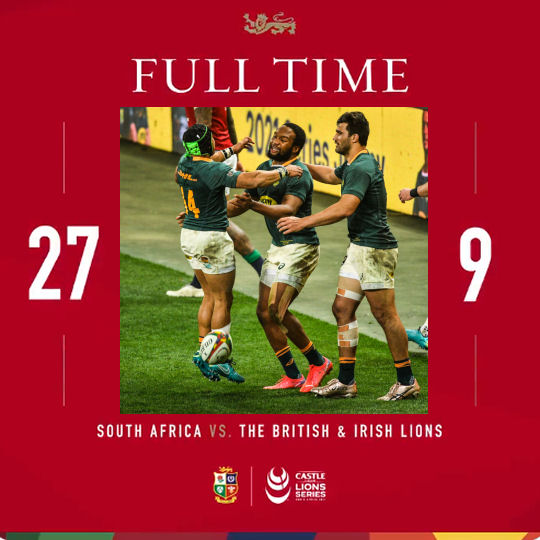 British & Irish Lions 2021 RESULTS | Rugby Union | Tournament ...
